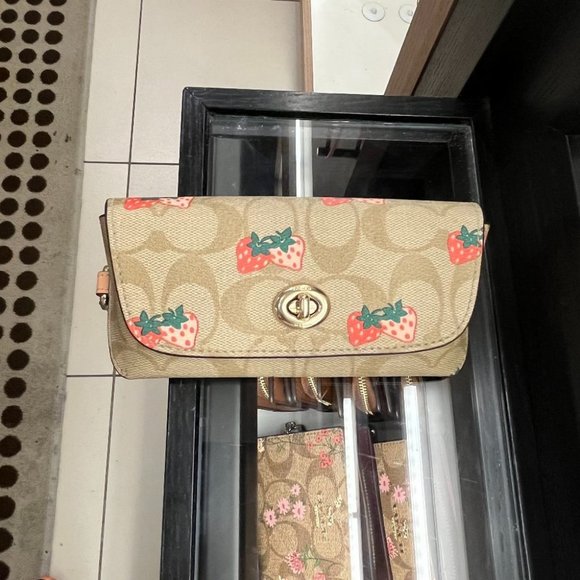 Coach | Accessories | Coach Sunglass Case In Signature Canvas With ...